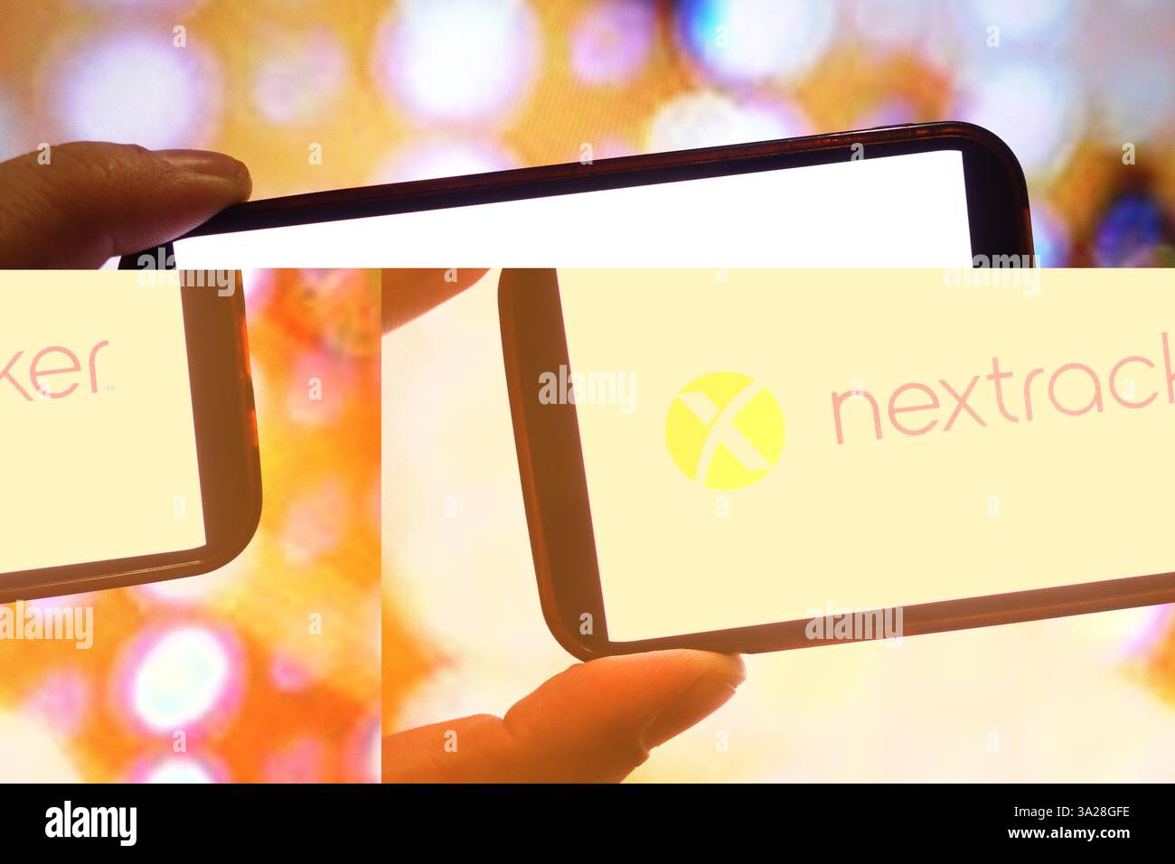 Poland. 11th Mar, 2025. In this photo illustration, the Nextracker Inc ...