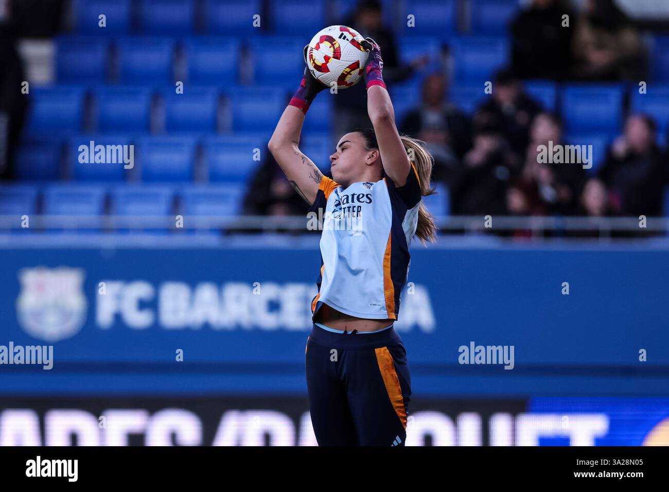 Misa Rodriguez of Real Madrid CF warms up during the Spanish Cup, Copa ...