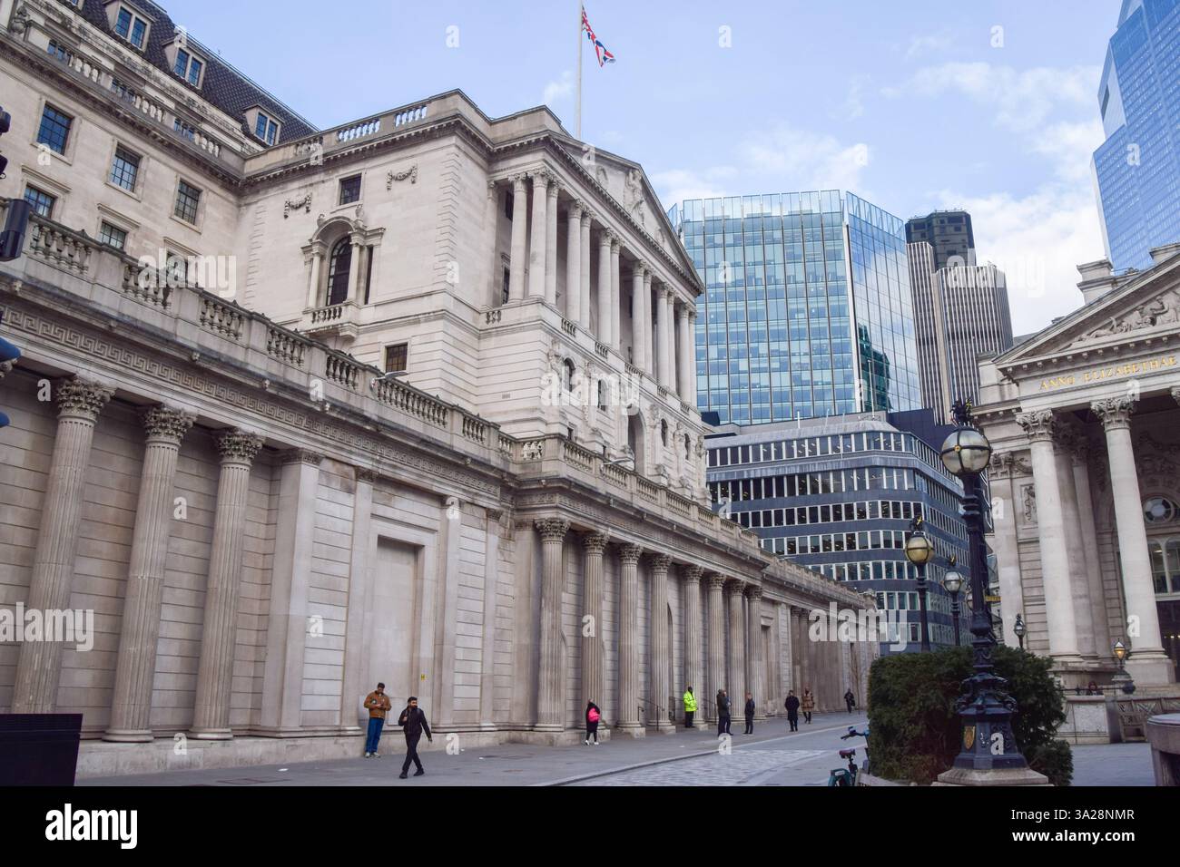 London, UK. 12th Mar, 2025. General view of the Bank of England as the ...