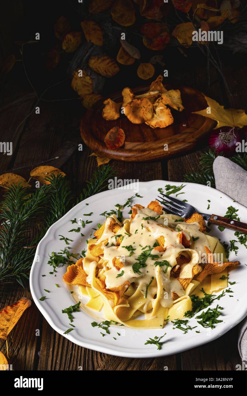 Boiled tagliatelle pasta hi-res stock photography and images - Alamy