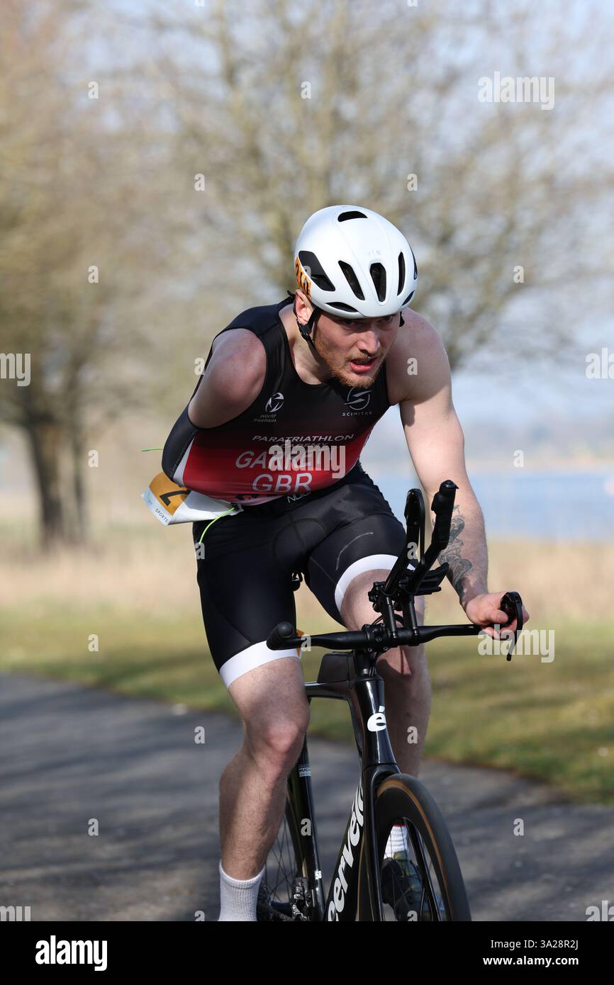 Josh Garrett in the Sprint Duathlon in the Dorney Lake Events Stock ...