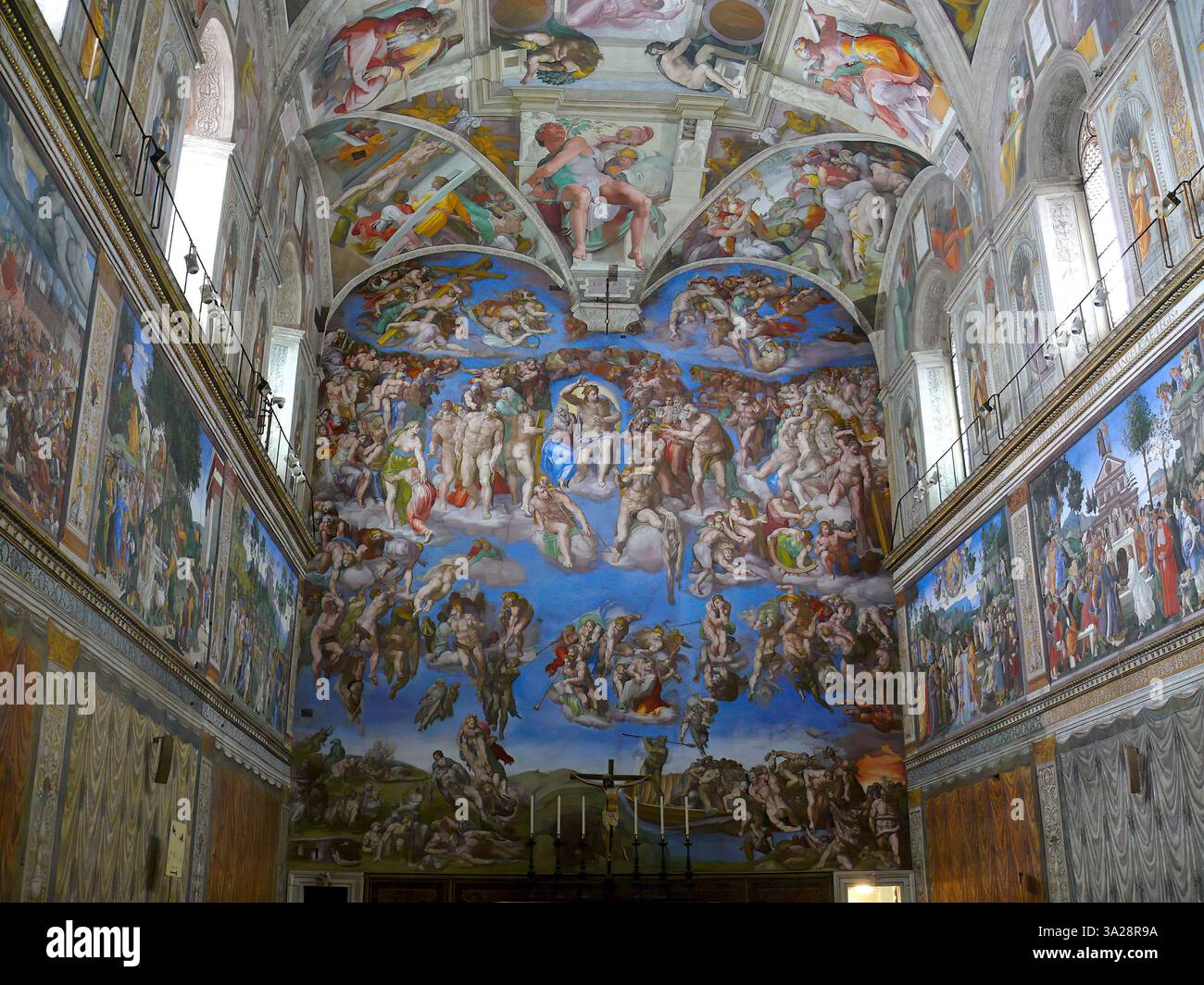 Michelangelo The Last Judgment, Il Giudizio Universale, Sistine Chapel ...