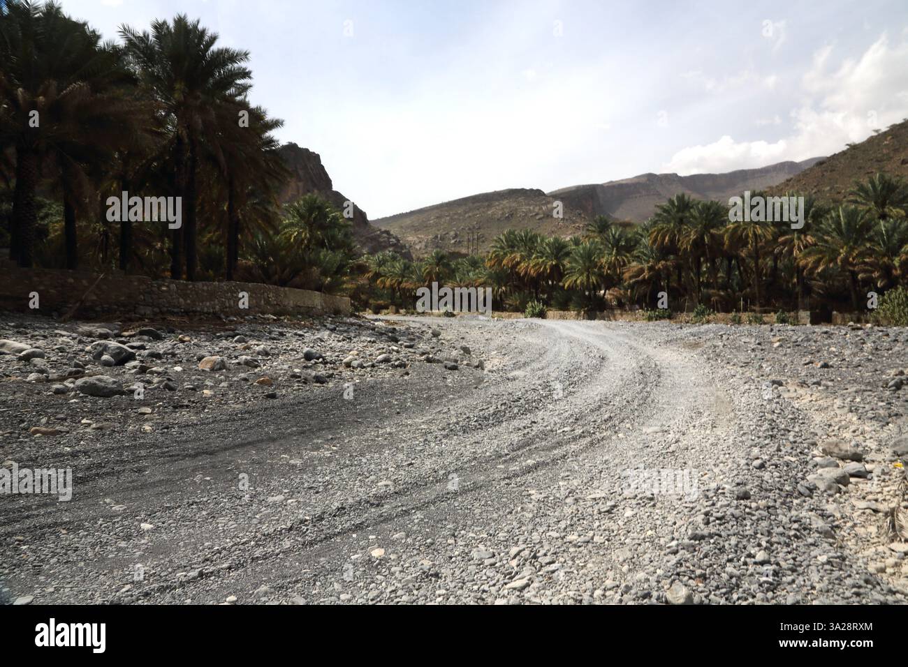 Wadi Ghul Hajar Mountains Al Hamra Oman Stock Photo - Alamy