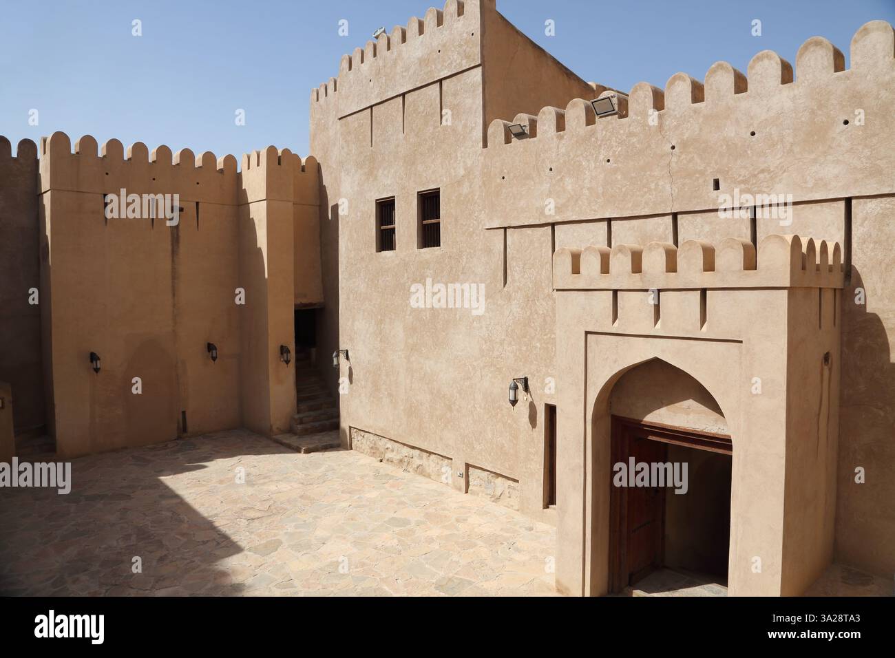 Ancient Nizwa Fort Oman Stock Photo - Alamy