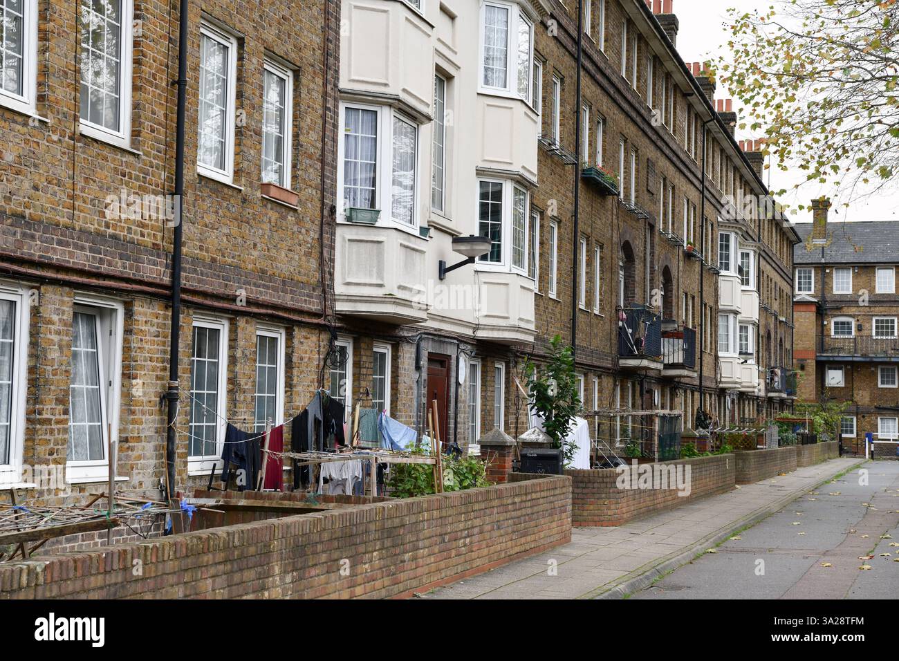 Former tenement housing on Rogers South Estate, Globe Road, Bethnal ...