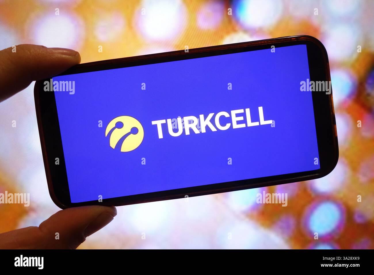 Poland. 11th Mar, 2025. In this photo illustration, the Turkcell ...