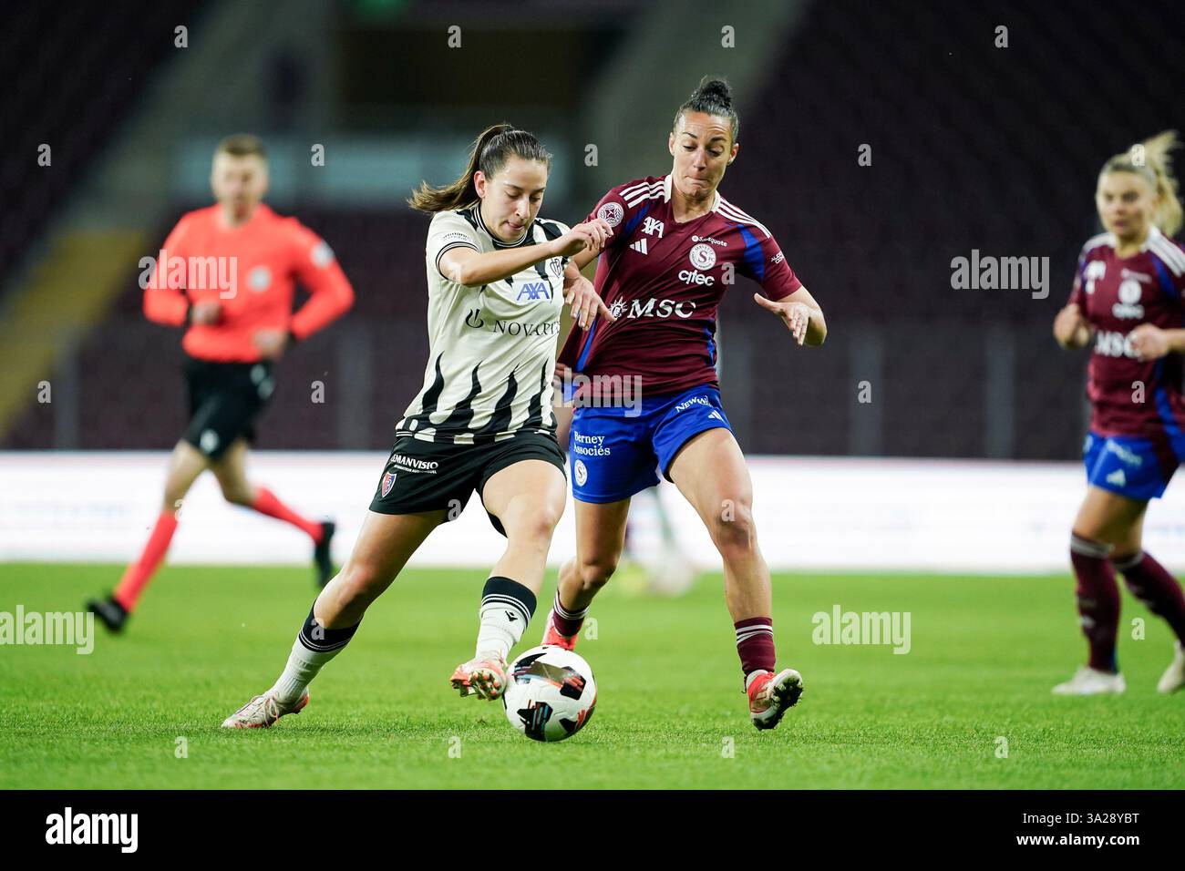 Lancy, Switzerland. 12th Mar, 2025. 12/03/2025, Lancy, Stade de Geneve ...