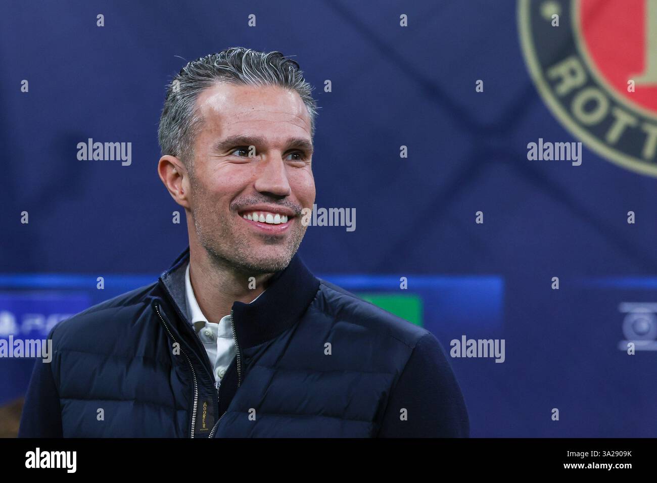 Robin Van Persie Head Coach of Feyenoord Rotterdam looks on during the ...