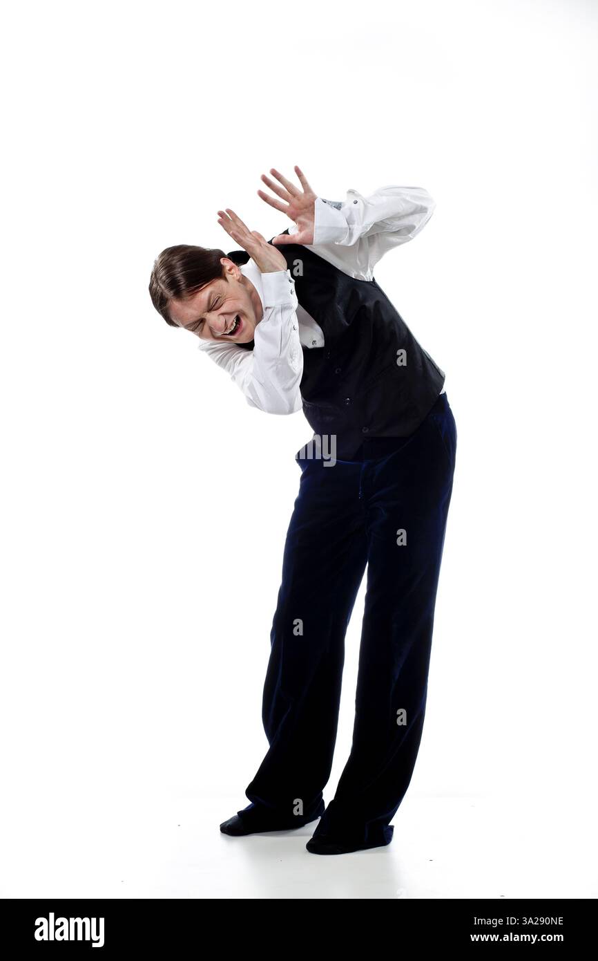 Business woman karate pose hi-res stock photography and images - Alamy