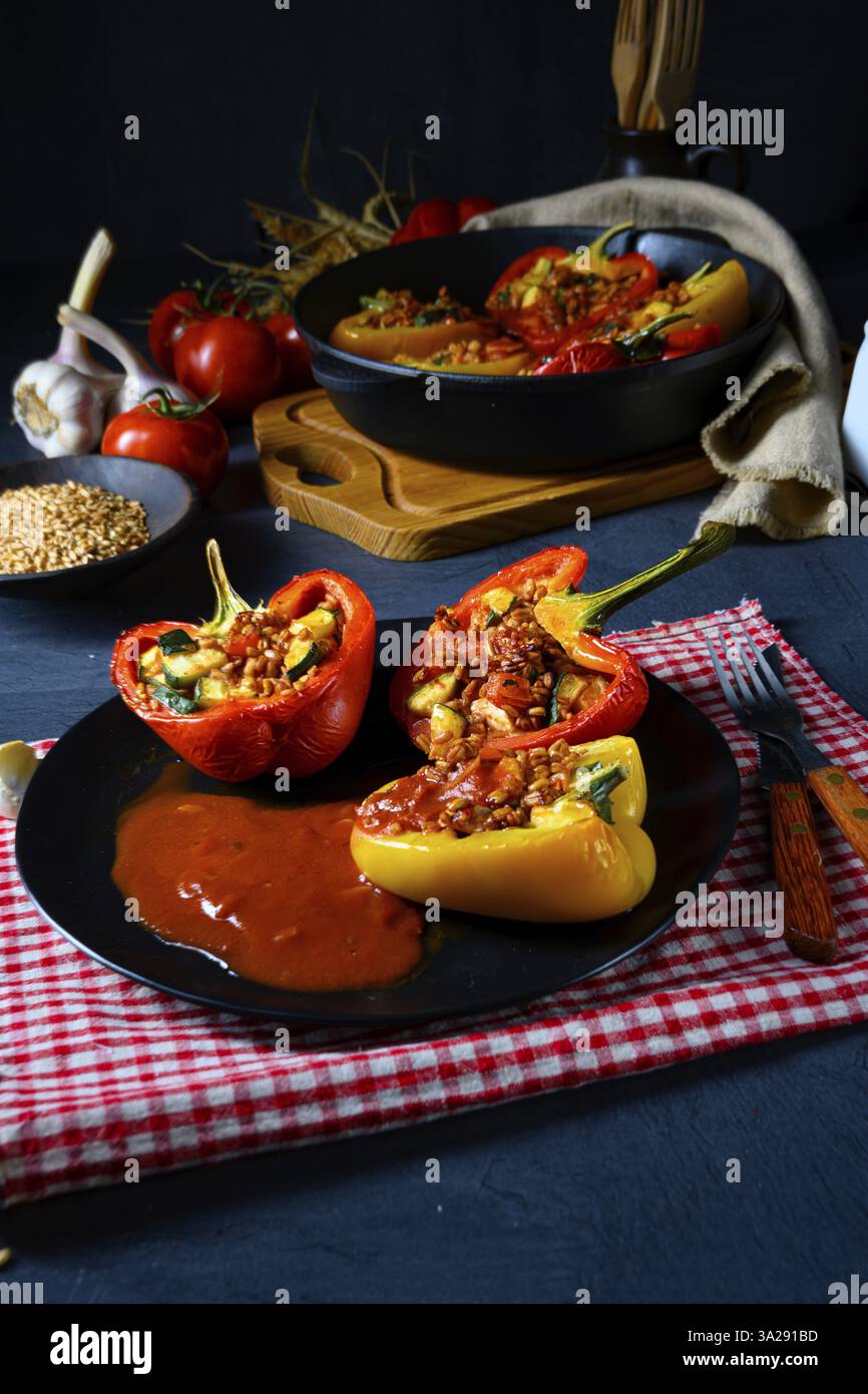 Bell pepper filling hi-res stock photography and images - Alamy