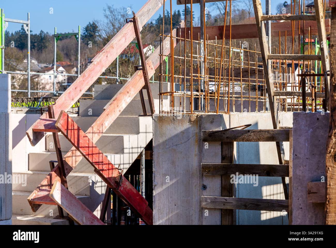 Staircase formwork construction hi-res stock photography and images - Alamy
