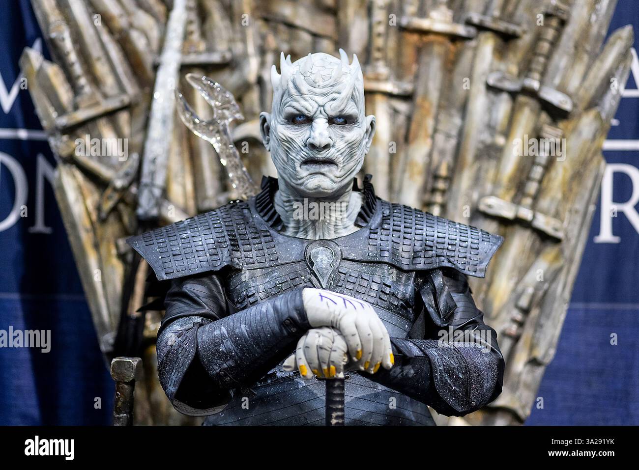 The Night King from the TV show game of thrones appears at the 2025 ...