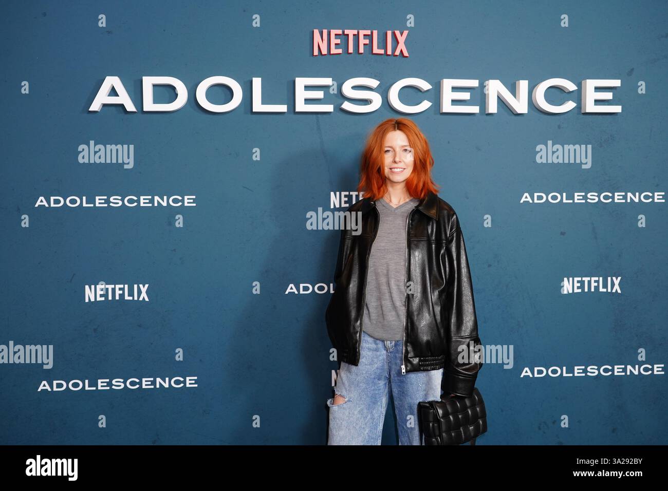Stacey Dooley arriving for the special screening of Adolescence, at ...