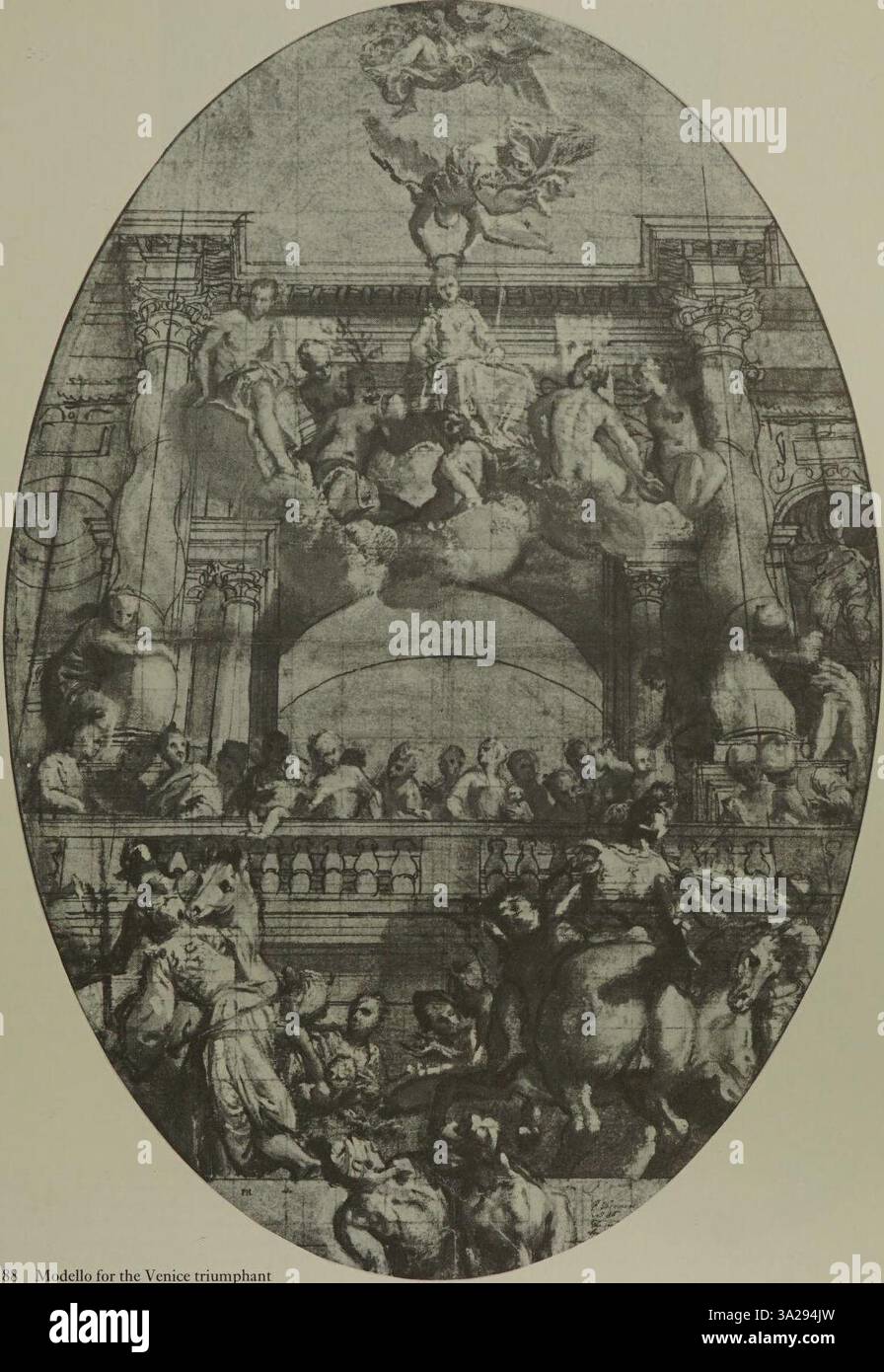 This work by Paolo Veronese portrays figures in luxurious attire, set ...