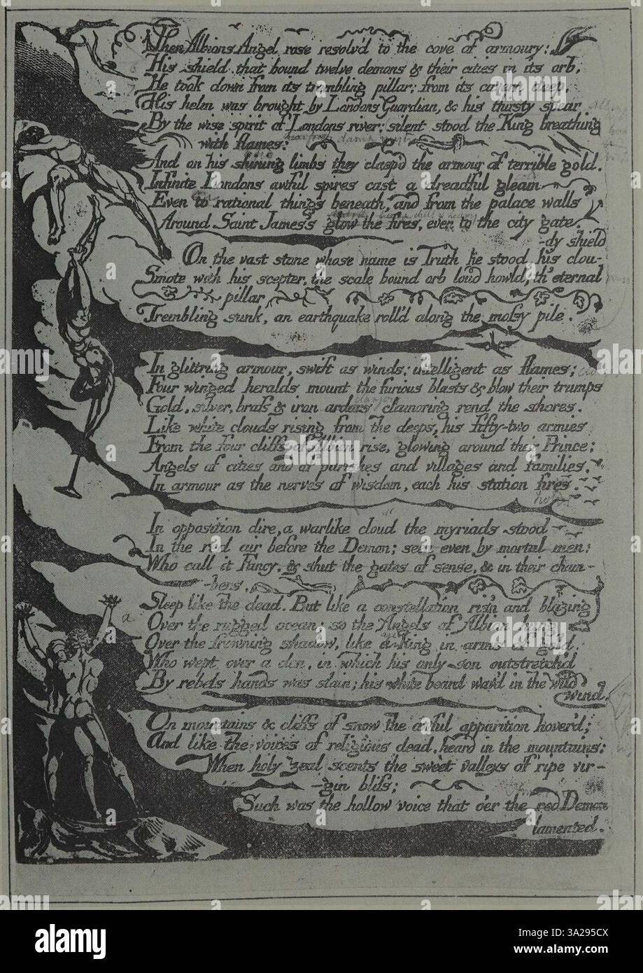 William Blake’s work illustrates a metaphysical dialogue between ...