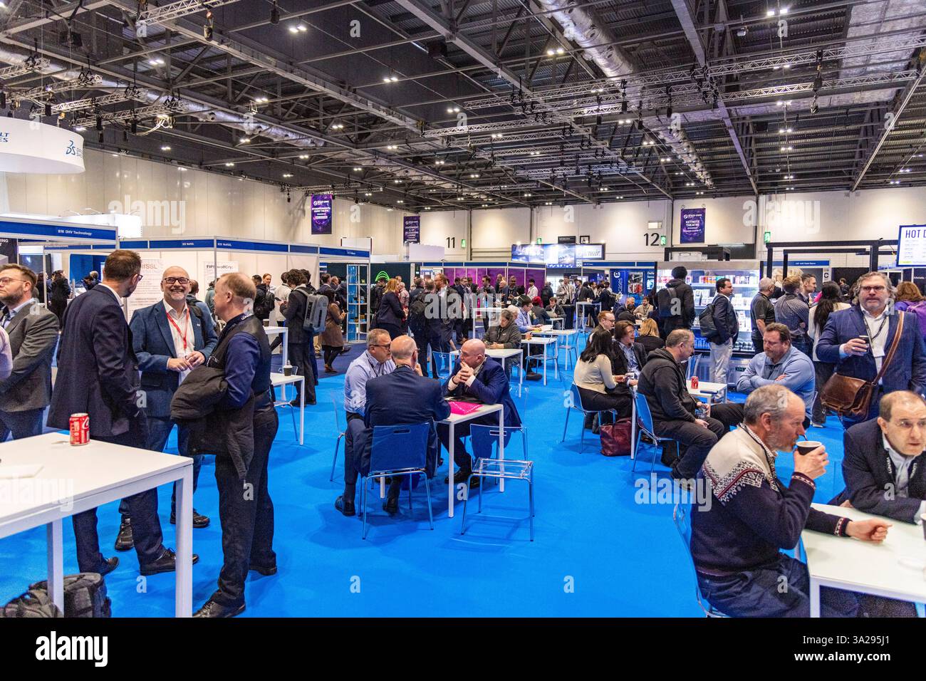 People & Professionals networking & talking at the lounge at the Space ...