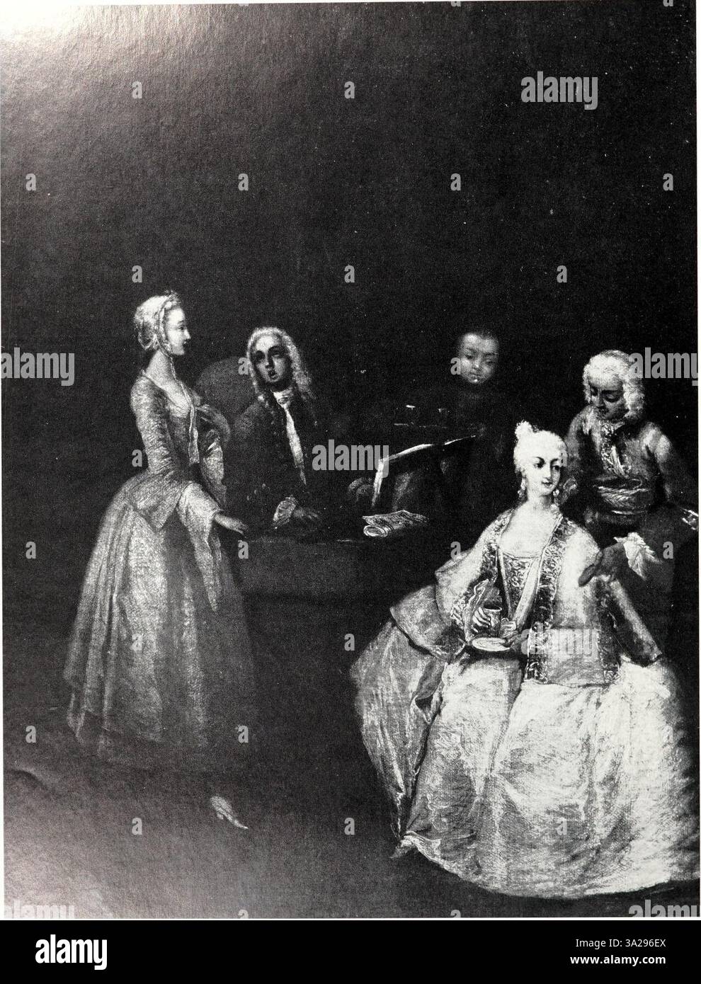 Pietro Longhi’s 1968 painting shows a gathering of Venetian aristocrats ...