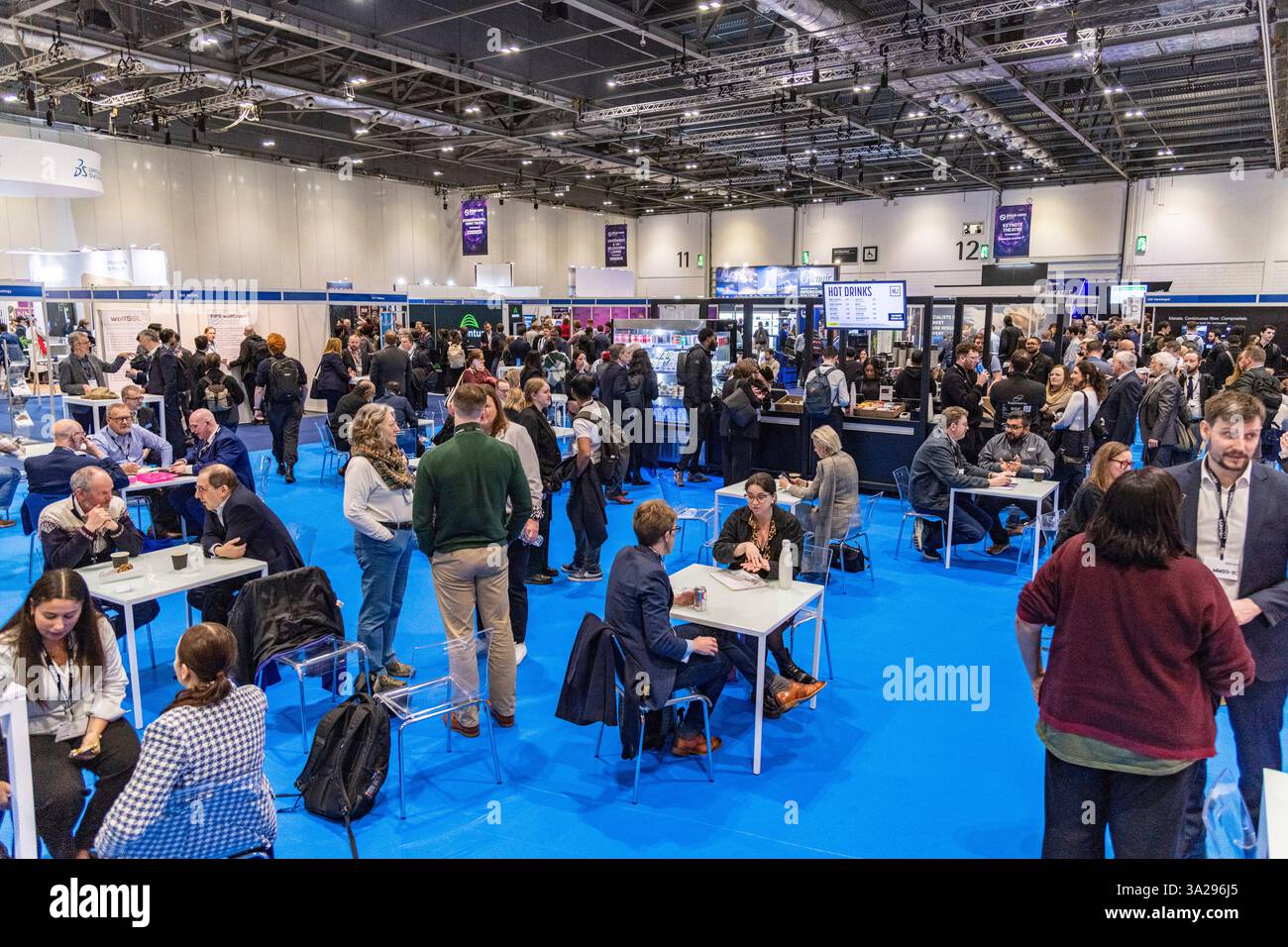 People & Professionals networking & talking at the lounge at the Space ...