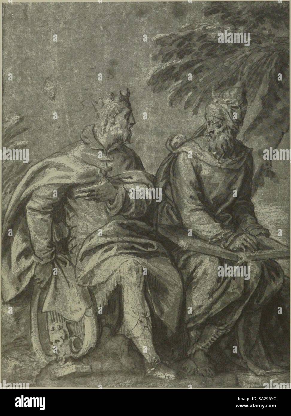 This artwork by Veronese captures a group of figures within a ...