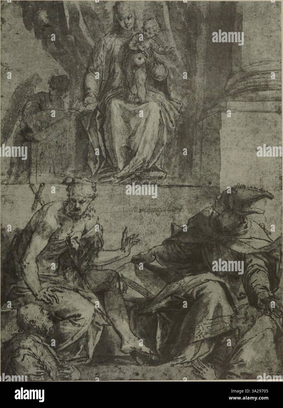 Paolo Veronese’s artwork captures a religious or historical subject ...