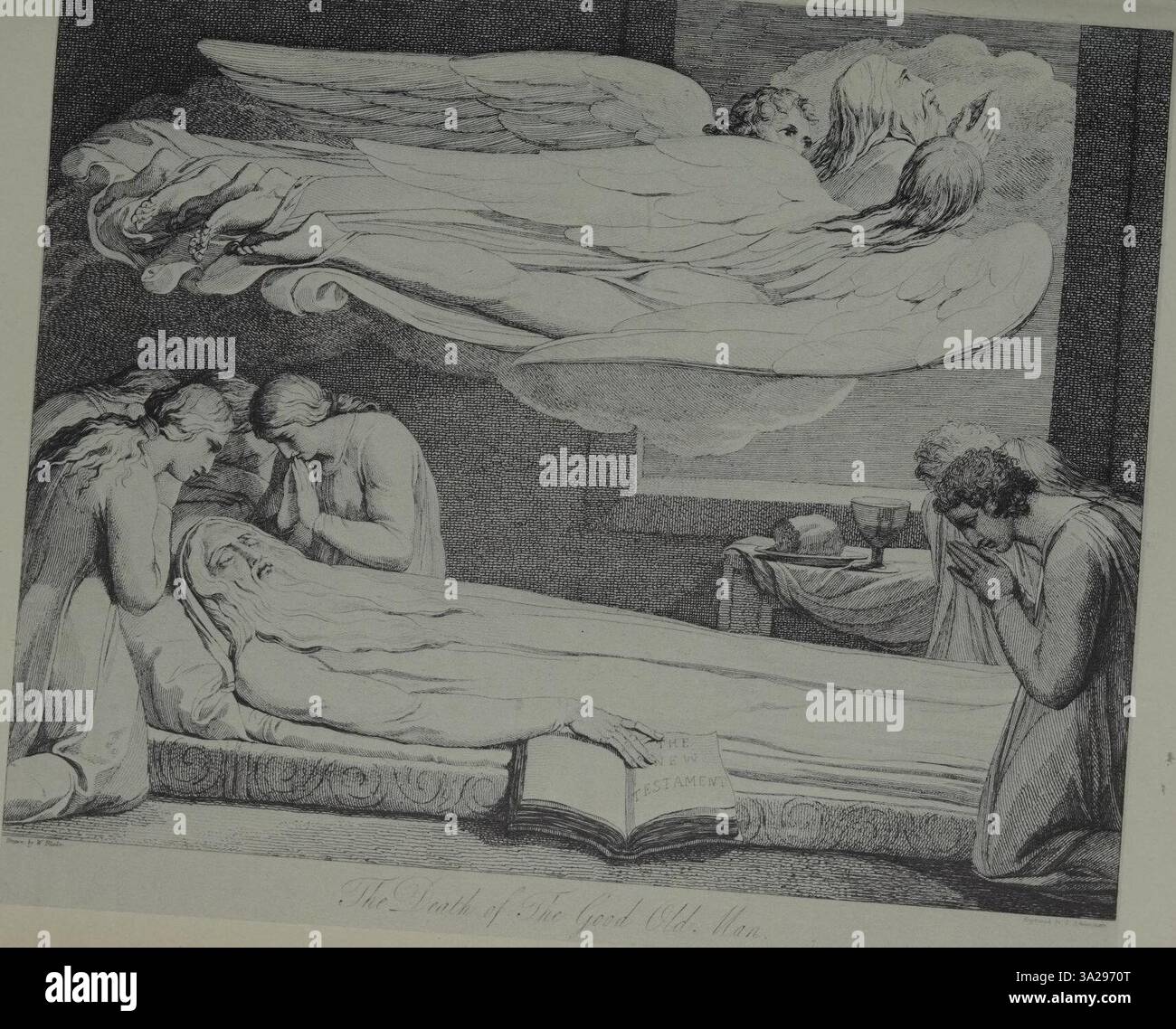 William Blake's work combines intricate linework and vivid symbolism ...