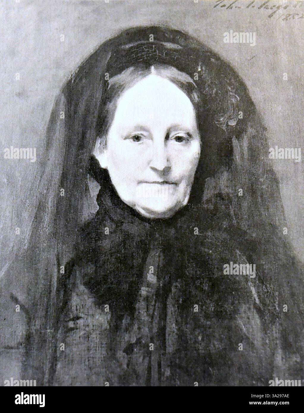 This 1882 portrait of Mrs. Jules Félix Vallé, painted by John Singer ...