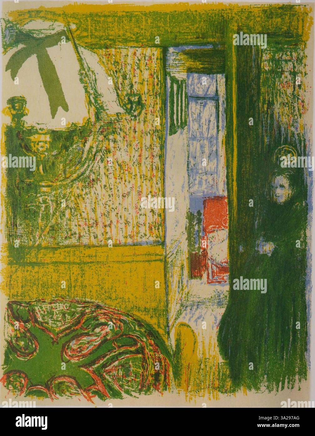 In 'Roger-Marx, 35', Vuillard illustrates a quiet moment within a ...