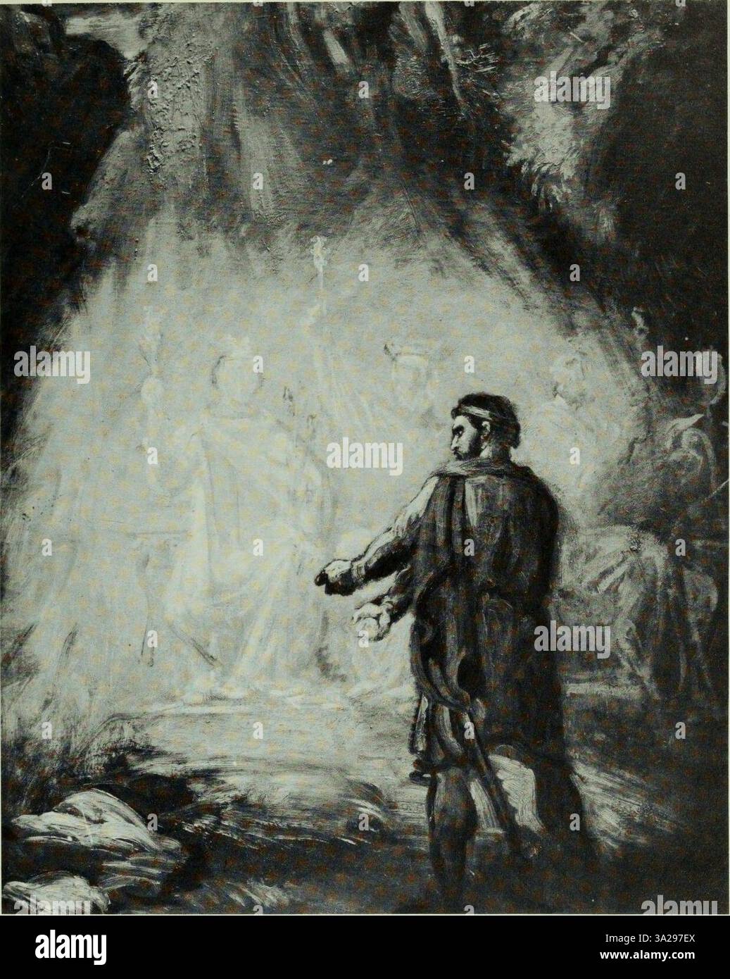 Chassériau captures a dynamic human figure, employing light and shadow ...