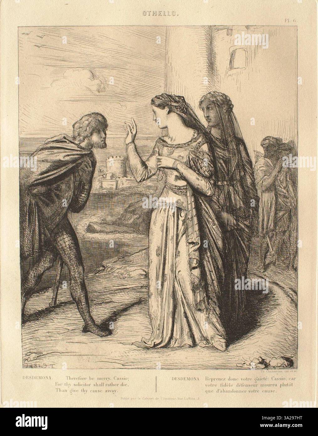 This scene from Act 3, Scene 3 of 'Othello' shows Desdemona conversing ...