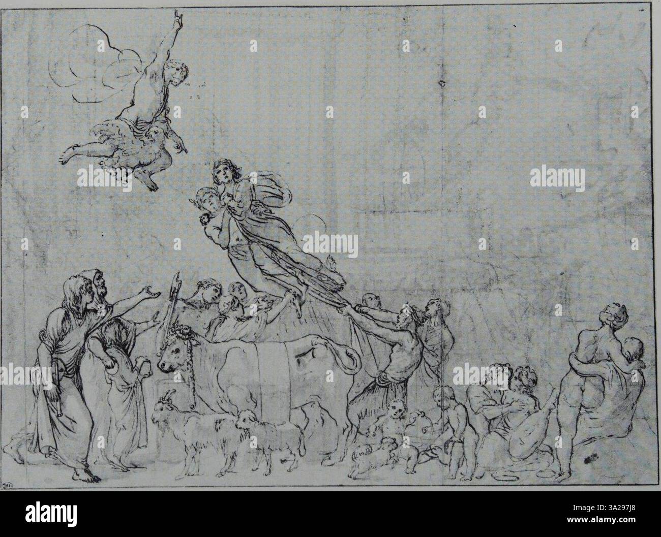 This artwork by Adam Elsheimer features a biblical or historical scene ...