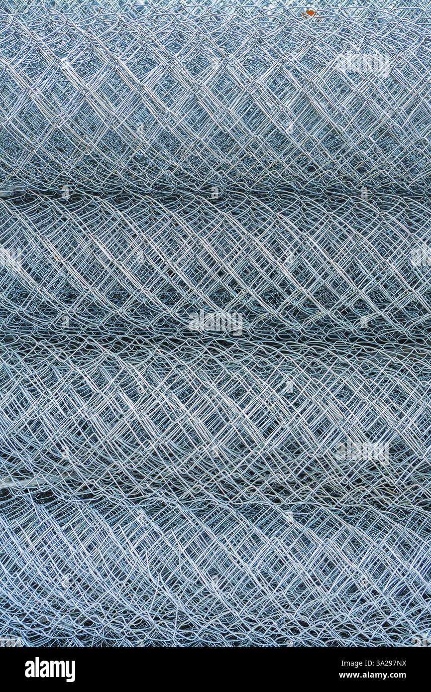 Rolls of rabitz type steel-wire plaster fabric Stock Photo - Alamy