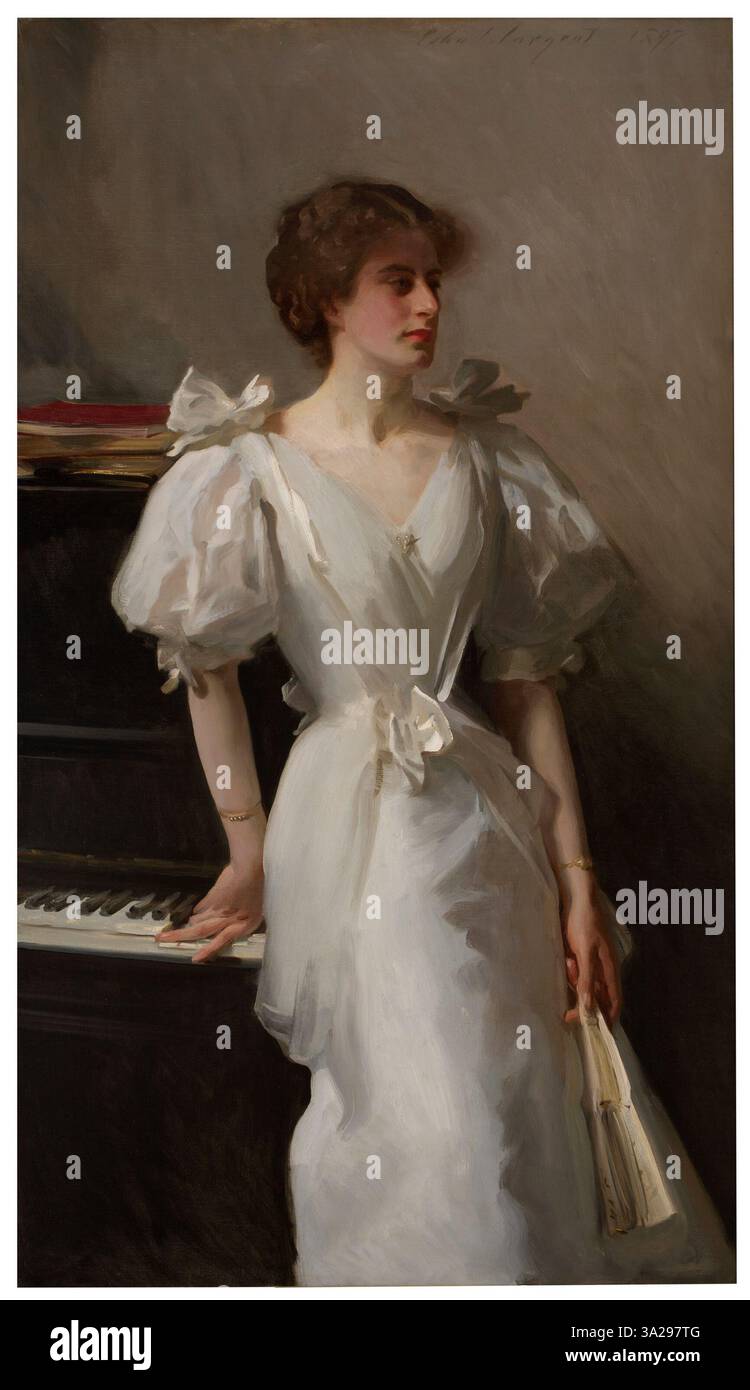 This portrait by John Singer Sargent features Catherine Vlasto in an ...