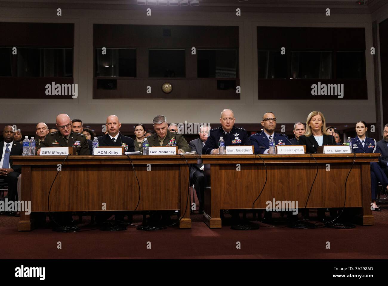 (Left to right) General James J. Mingus, Vice Chief of Staff of the ...
