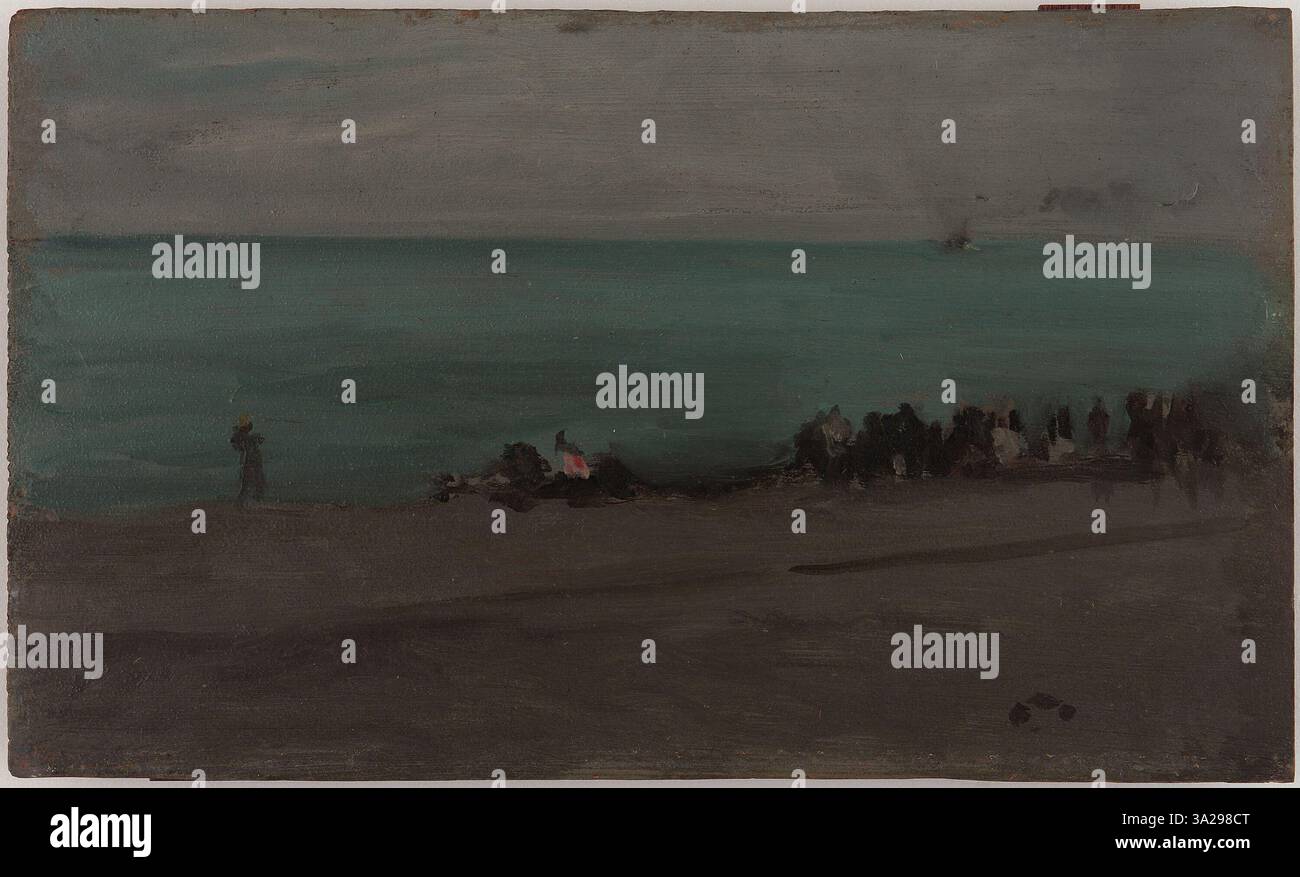 This portrait by James McNeill Whistler features a subdued color ...