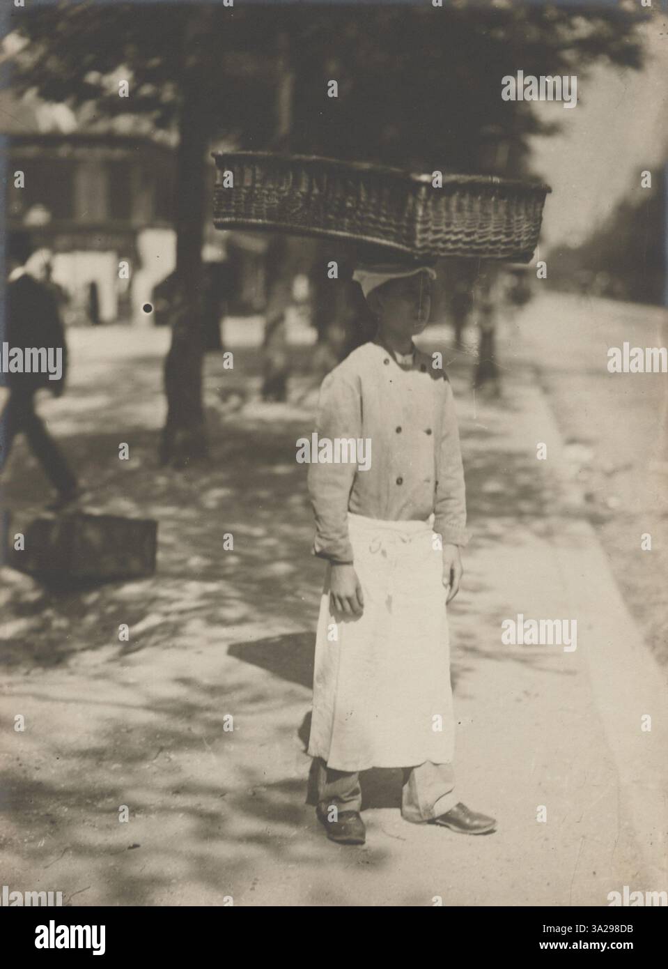 An untitled photograph by Eugène Atget showcasing a scene in Paris ...