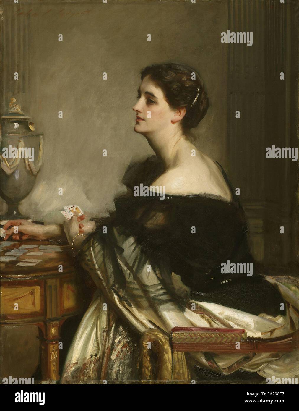 *Portrait of Lady Eden* by John Singer Sargent presents a refined ...