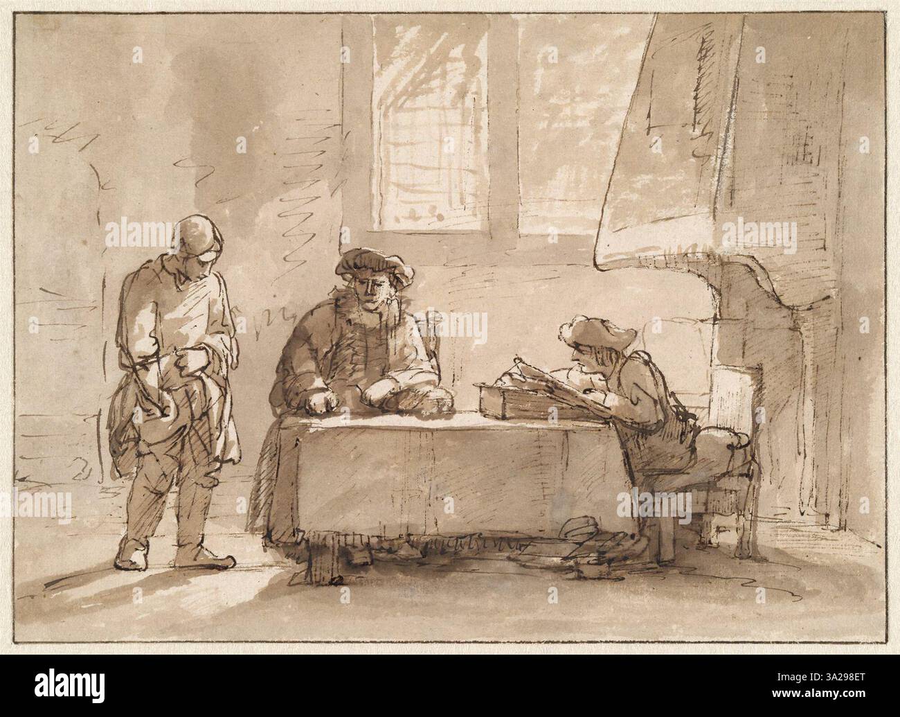 This copy of 'The Parable of the Unmerciful Servant' illustrates ...