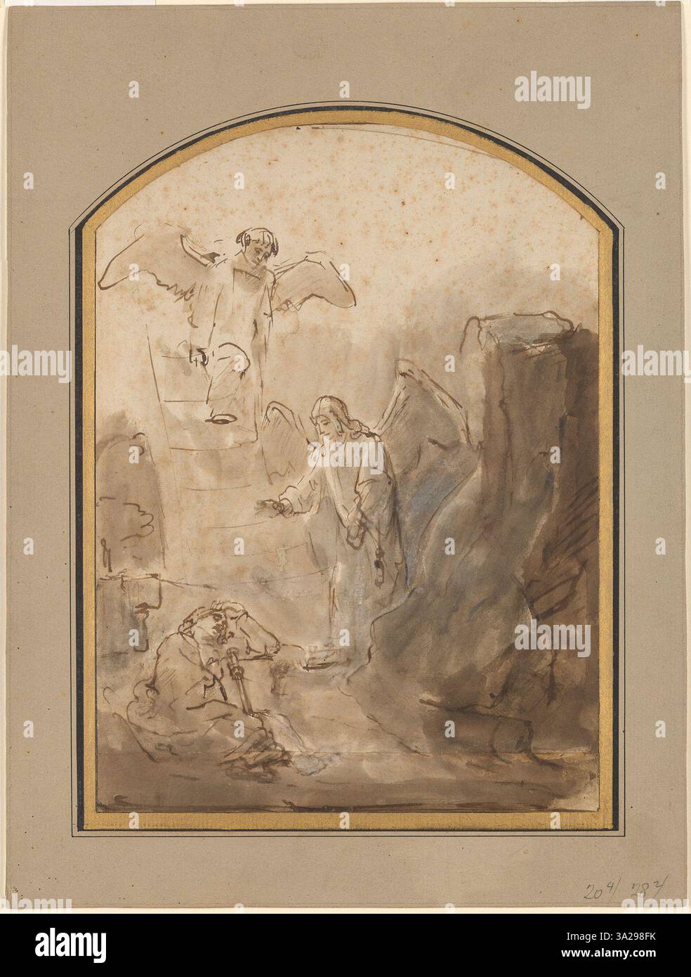 The Scene Depicts Jacob S Dream From Genesis 28 10 22 Where He