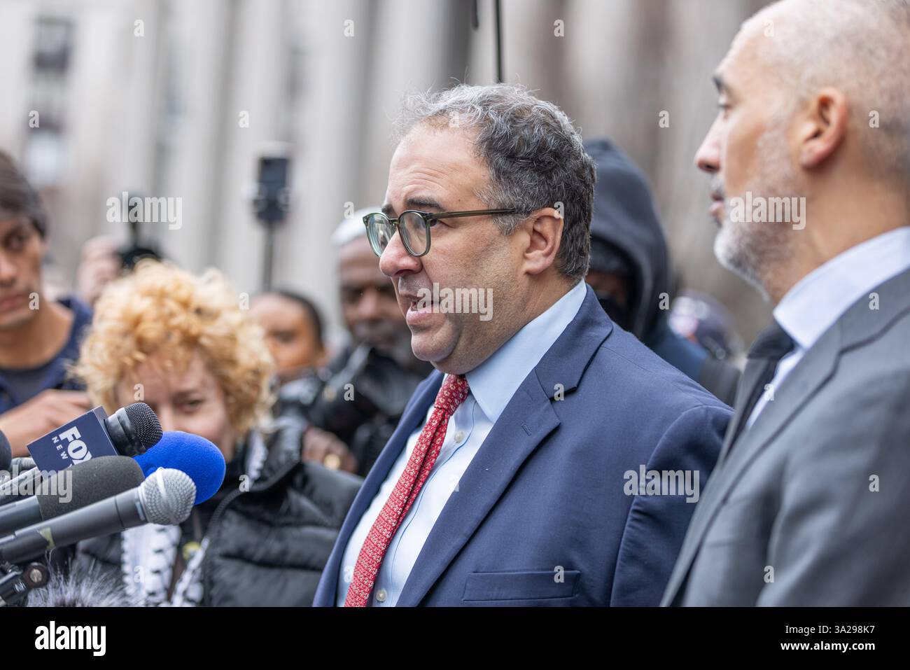 Baher Azmy, Legal Director for the Center of Constitutional Rights, and ...