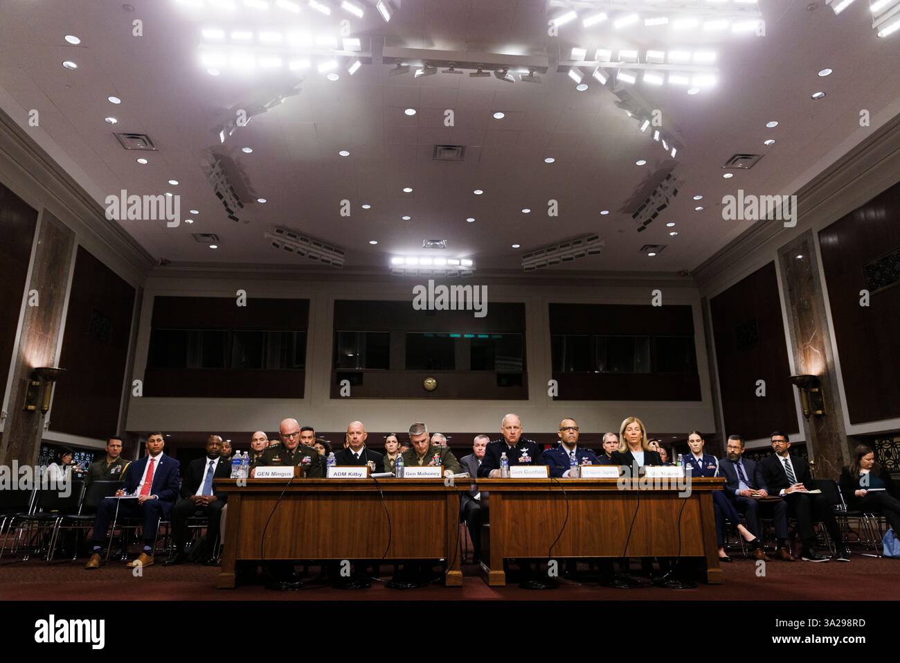 (Left to right) General James J. Mingus, Vice Chief of Staff of the ...