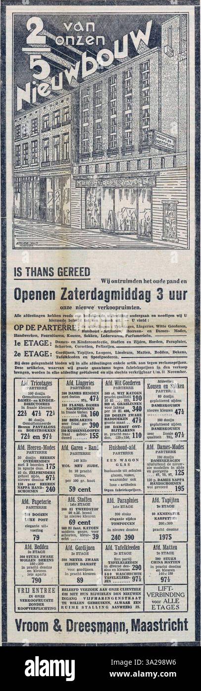 A historical advertisement from 1931, published in *De Limburger ...
