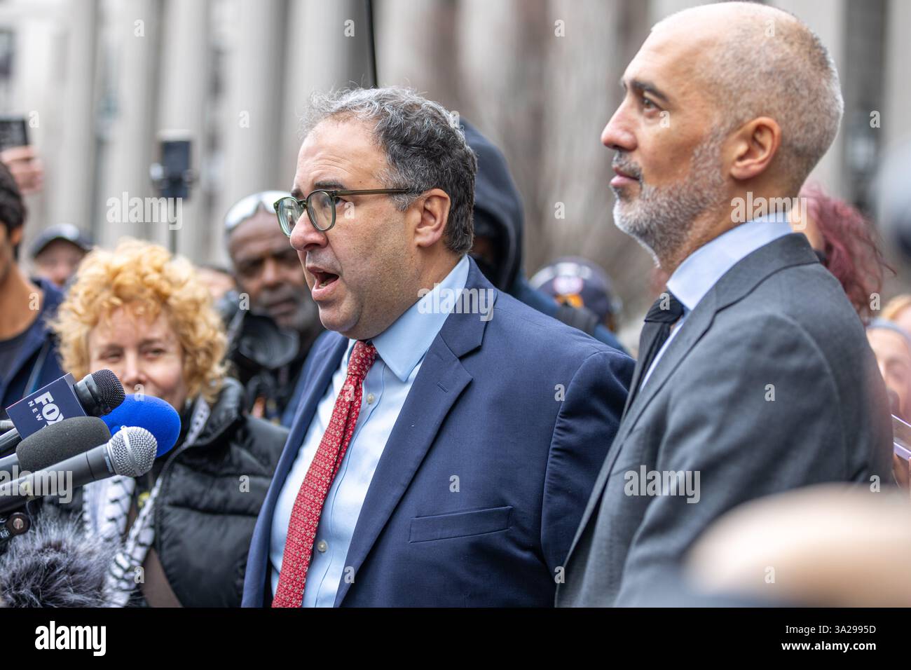 Baher Azmy, Legal Director for the Center of Constitutional Rights, and ...