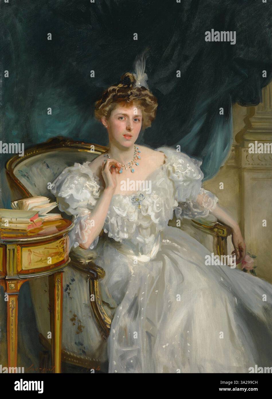This 1906 portrait of Mrs. William George Raphael by Sargent presents ...
