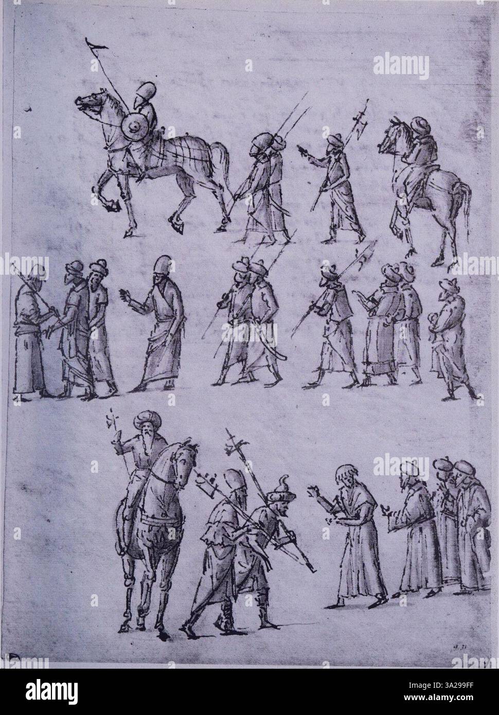 This recto study by Carpaccio emphasizes the anatomical structure of ...