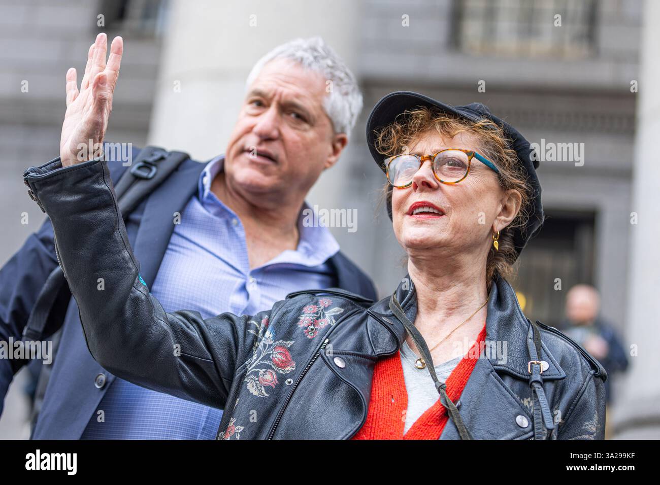 Actor and activist Susan Sarandon is seen outside of the Thurgood ...