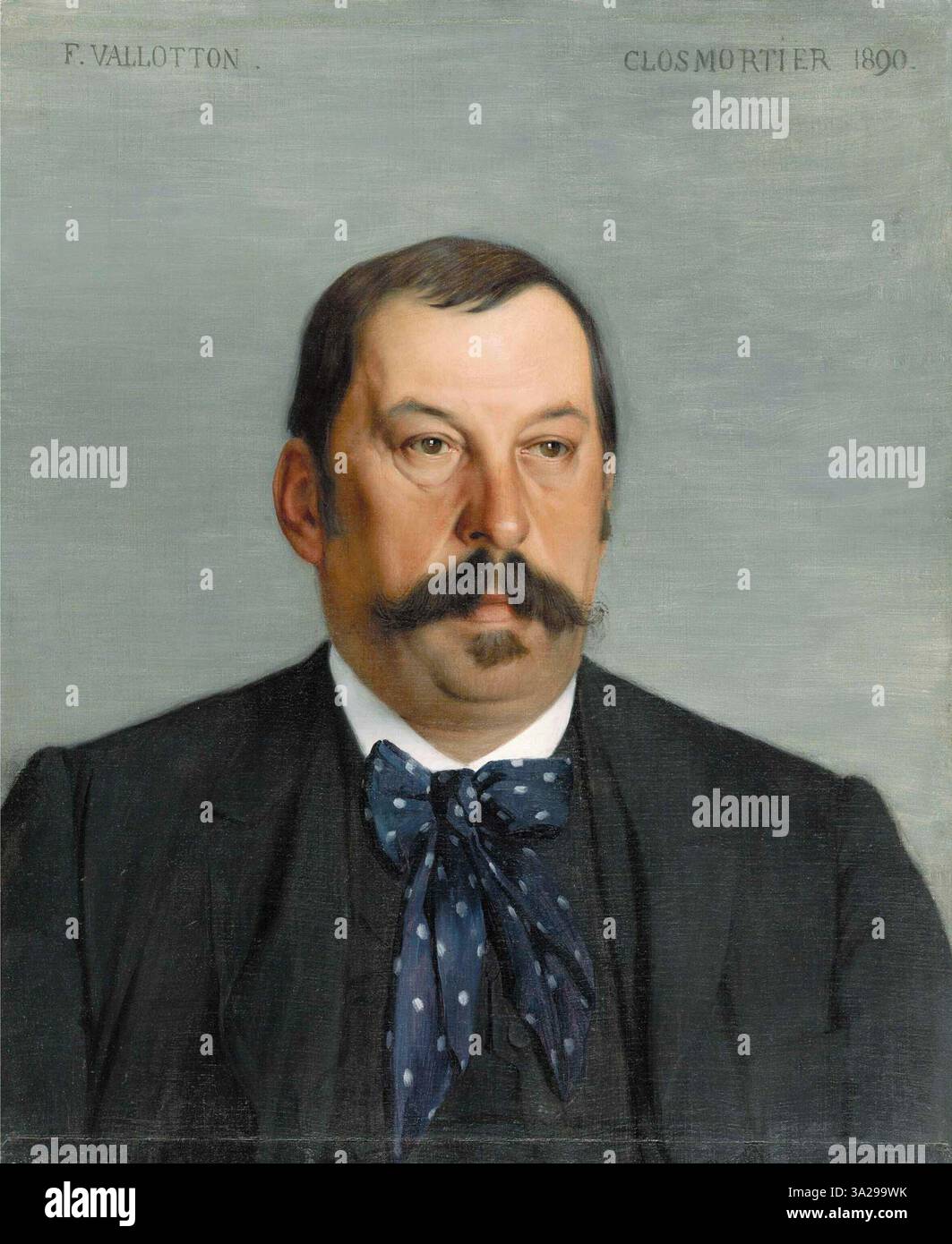 Félix Vallotton’s portrait of Monsieur Reverchon, painted in 1890 ...