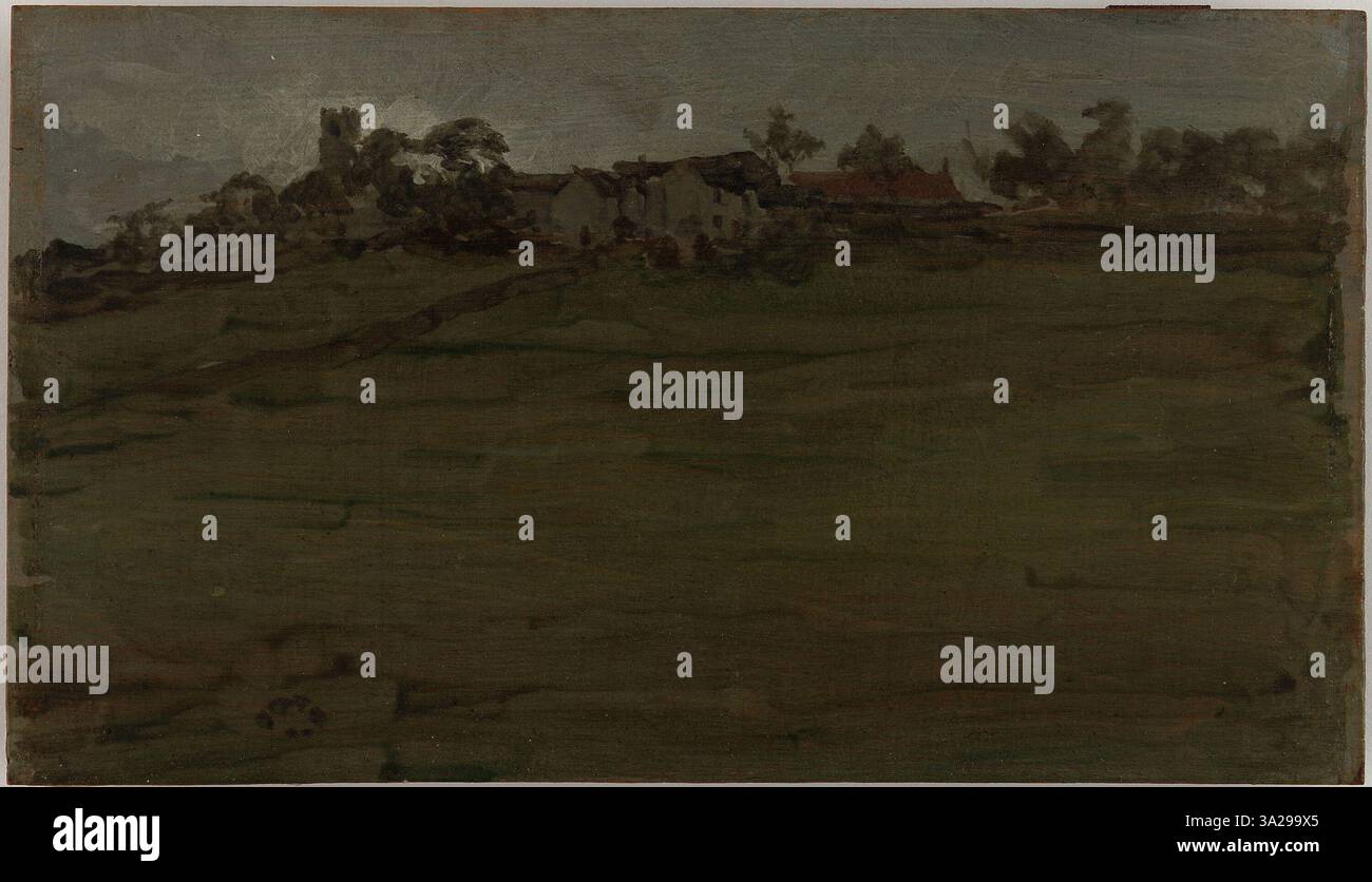 In 'y303 001', Whistler uses soft gradients of light and dark to create ...