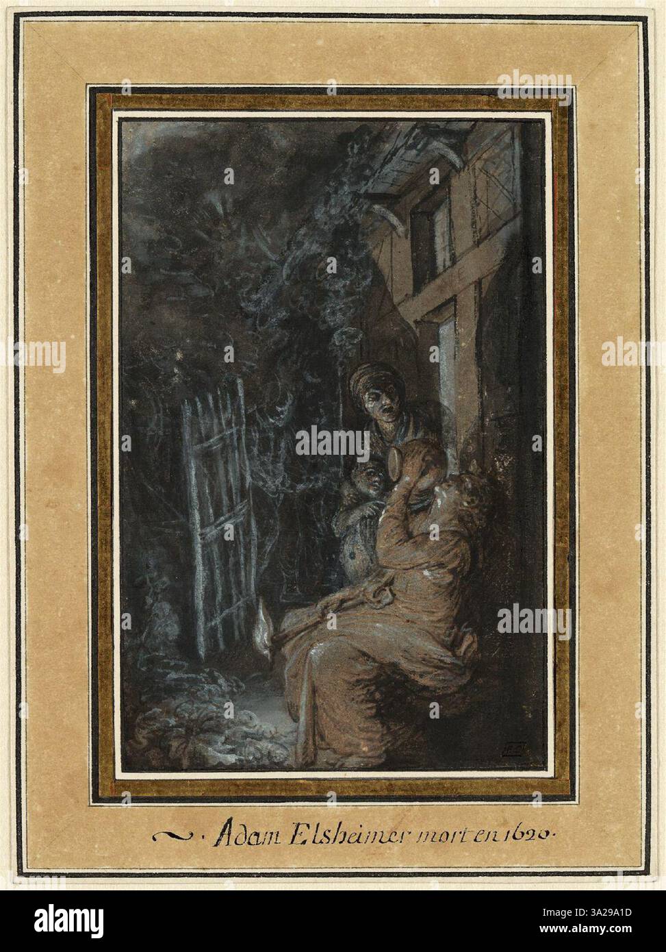 This artwork, titled 'Die Verspottung der Ceres,' shows the mocking of ...