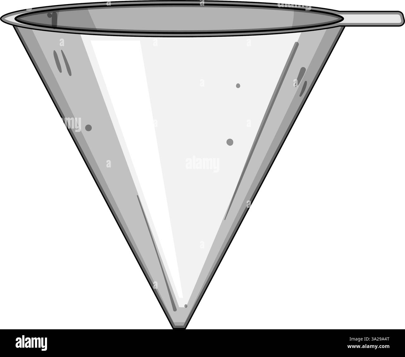 durable reusable coffee filter cartoon vector illustration Stock Vector ...