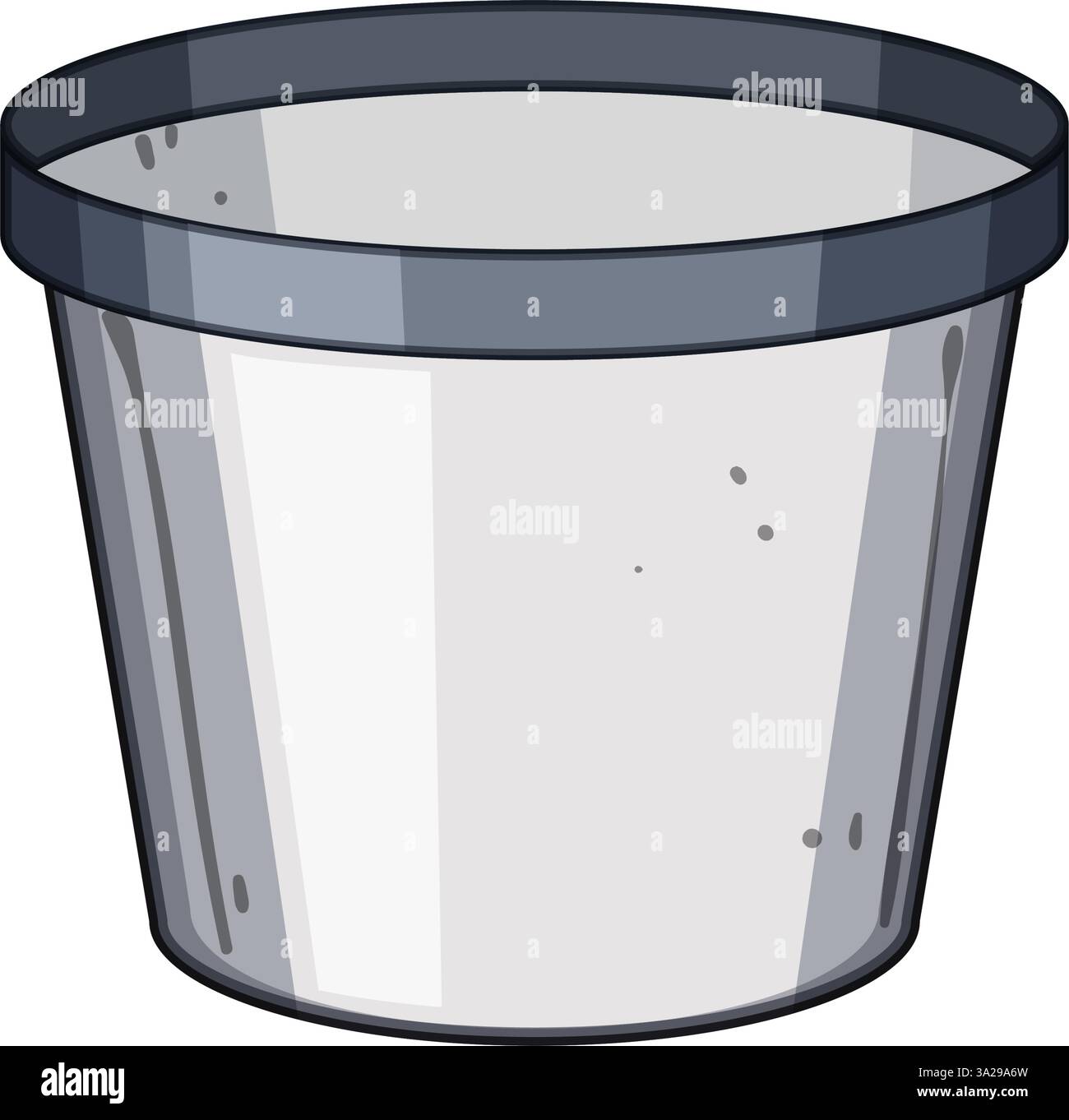 waste reusable coffee filter cartoon vector illustration Stock Vector ...